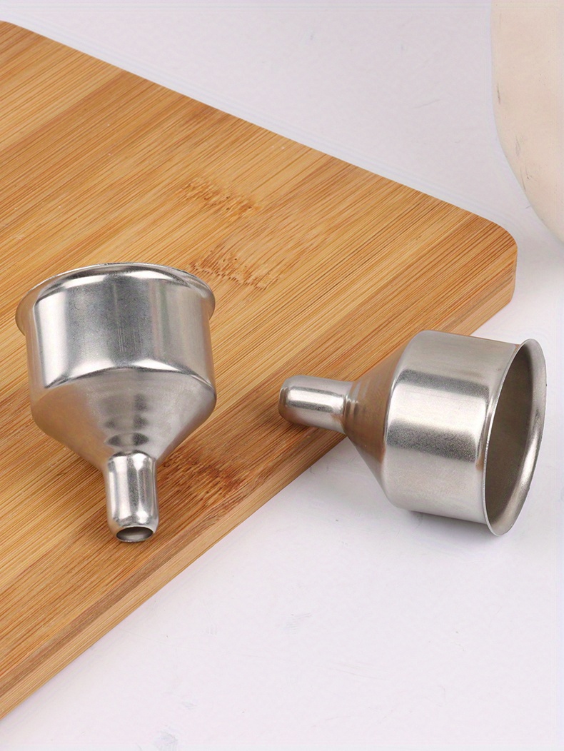 Easy Clean Stainless Steel Carry Wine Funnel Set Perfect - Temu