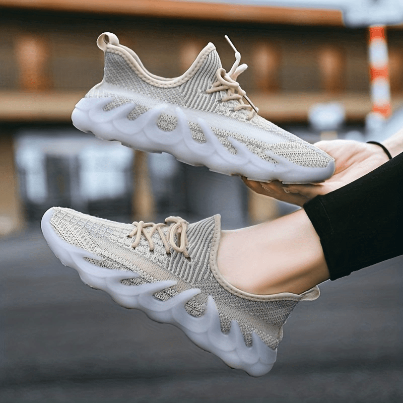 Women's Octopus Sole Running Shoes Lace Knitted Walking - Temu United ...