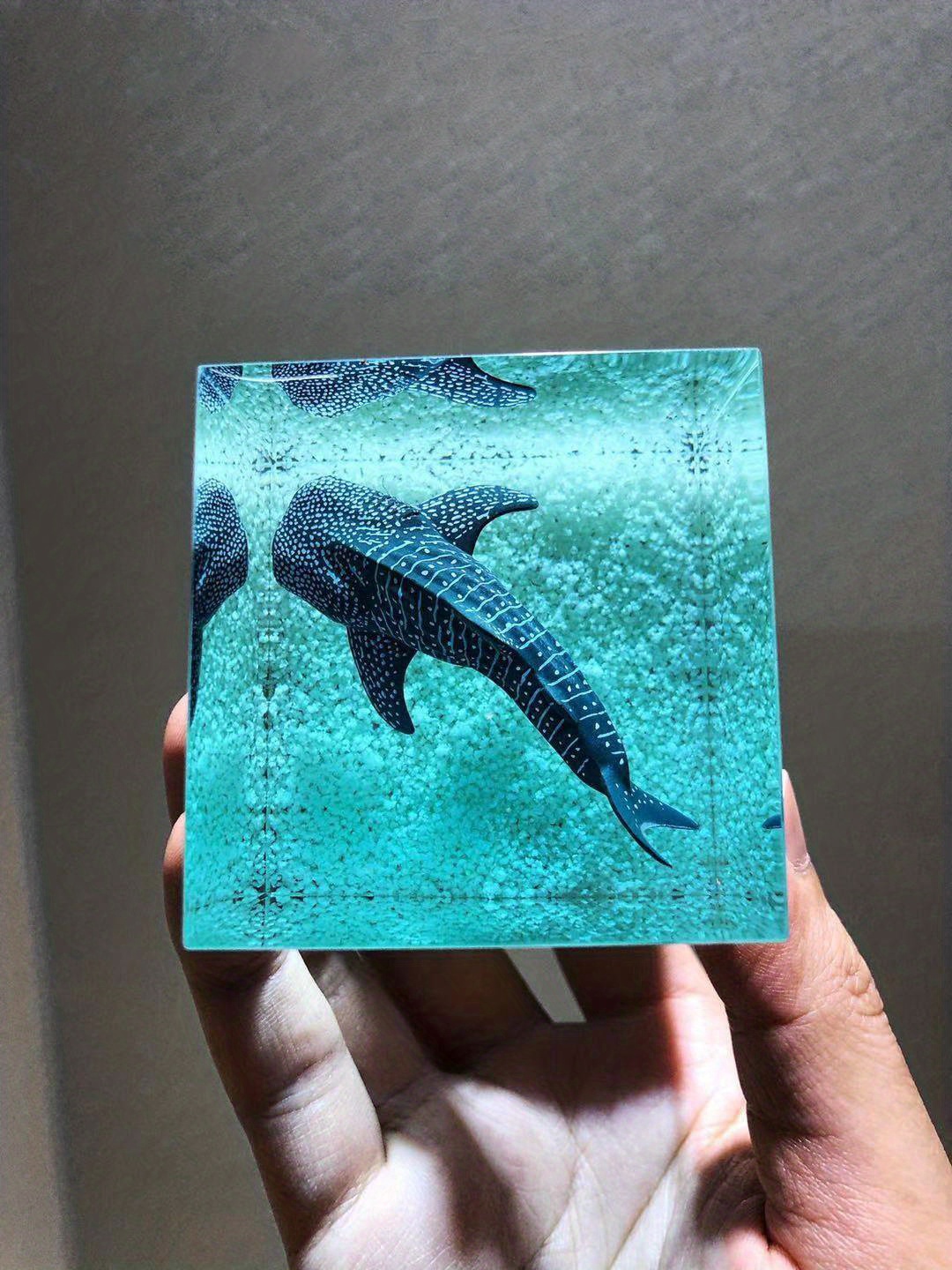 Ocean Whale Shark Rhincodon Crystal Resin - Temu Mexico