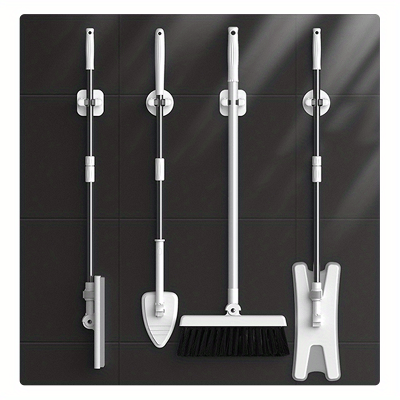 Broom Holder Self adhesive No Drilling Super Anti slip Broom - Temu ...