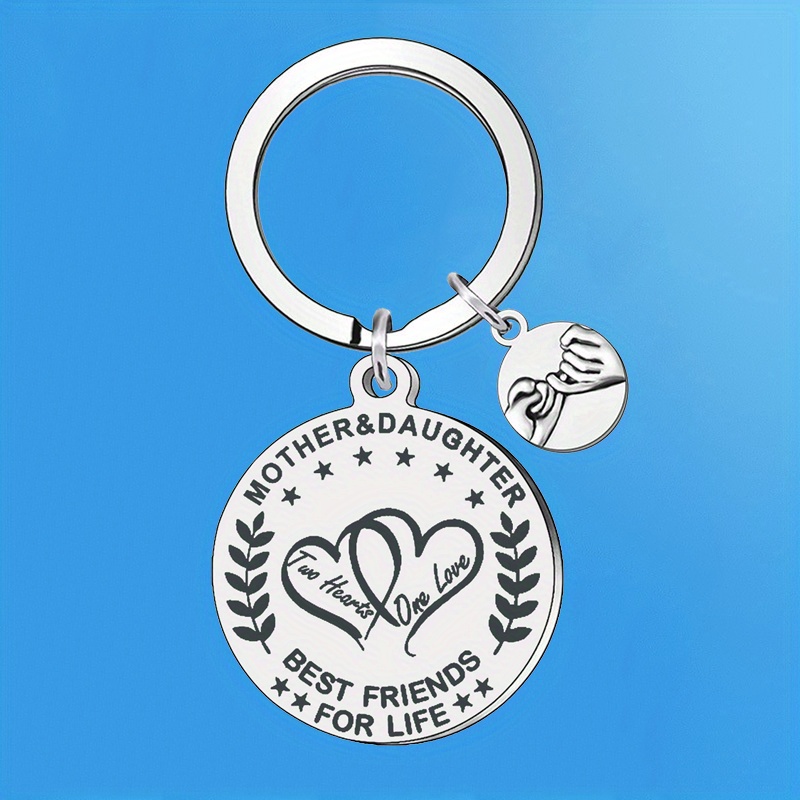 mother daughter life keychain metal key ring - Temu Canada