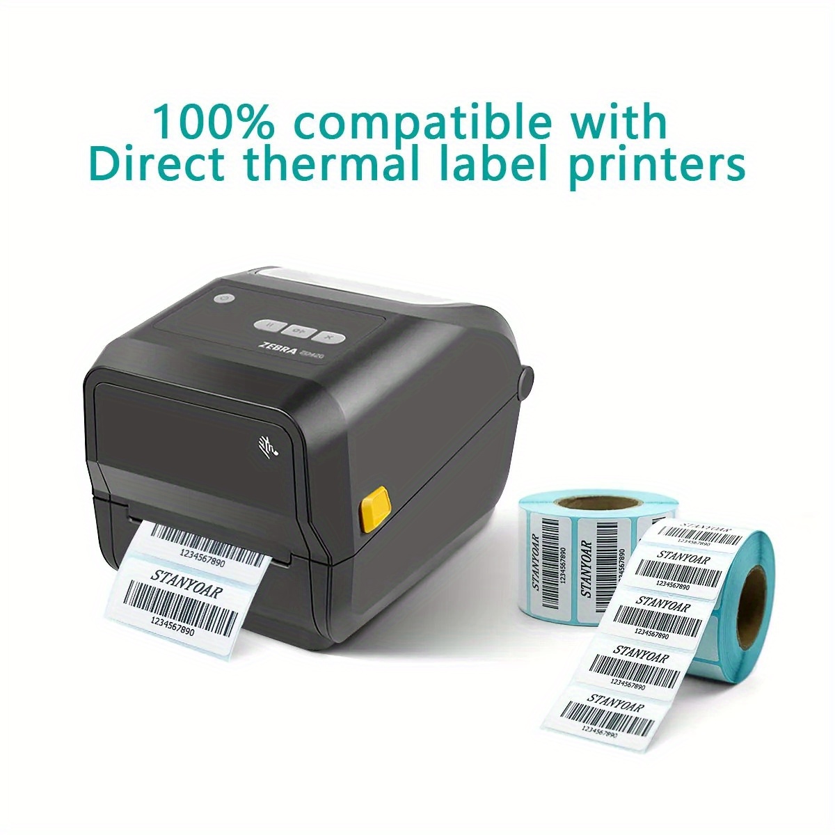 direct thermal label roll compatible thermal - Temu Australia