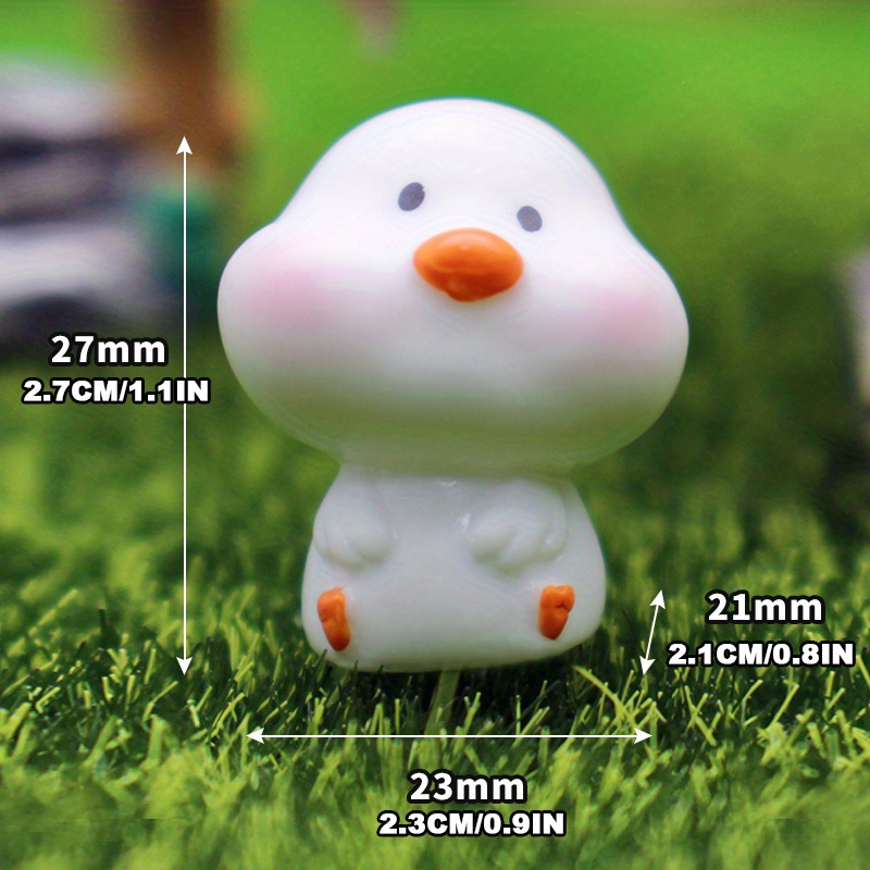 1pc Outdoor Micro Landscape Ornaments Cute Chicken Animal Landscape ...