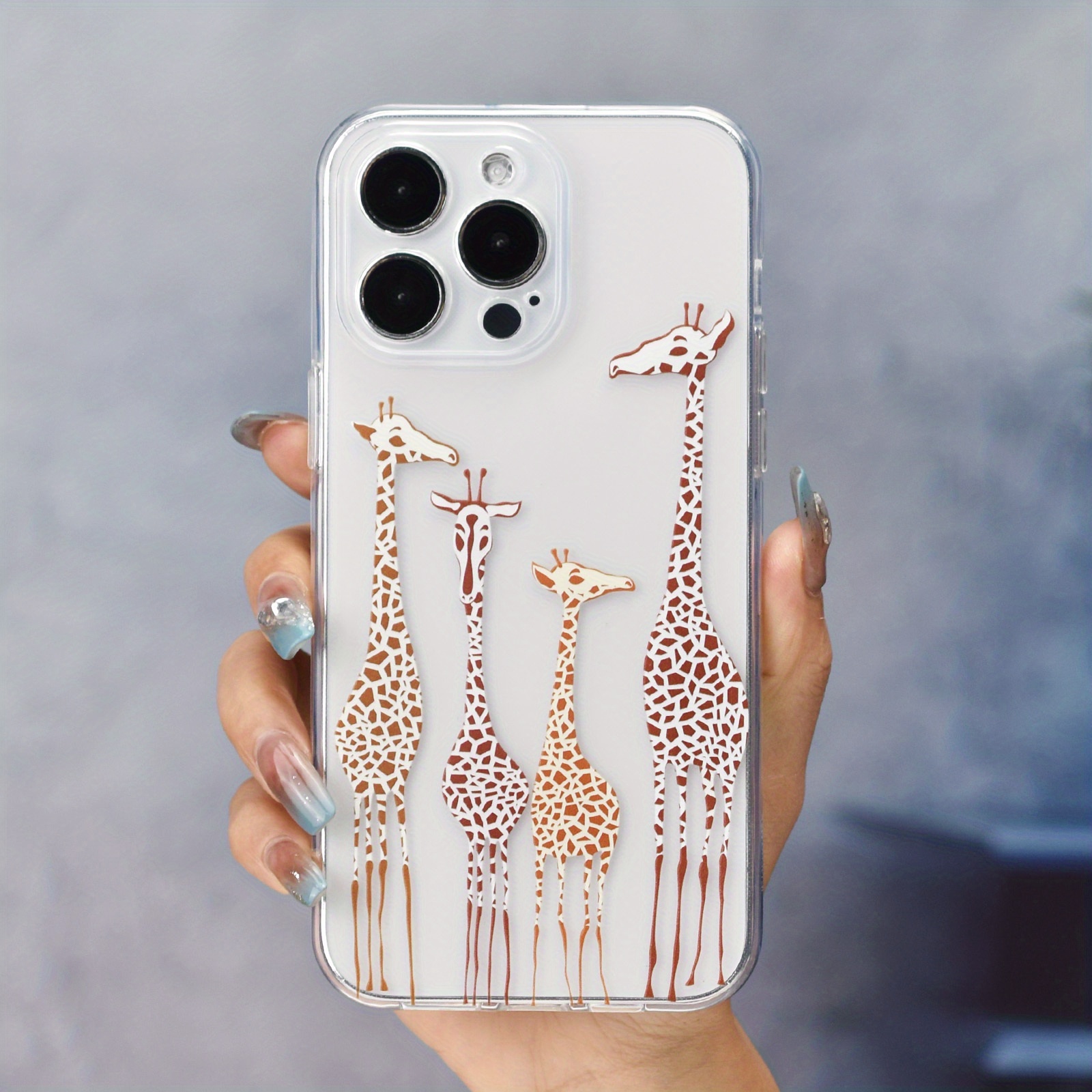 Giraffe Pattern 2 0 Transparent All Inclusive Thickened Protection Dustproof Waterproof Tpu Soft ...