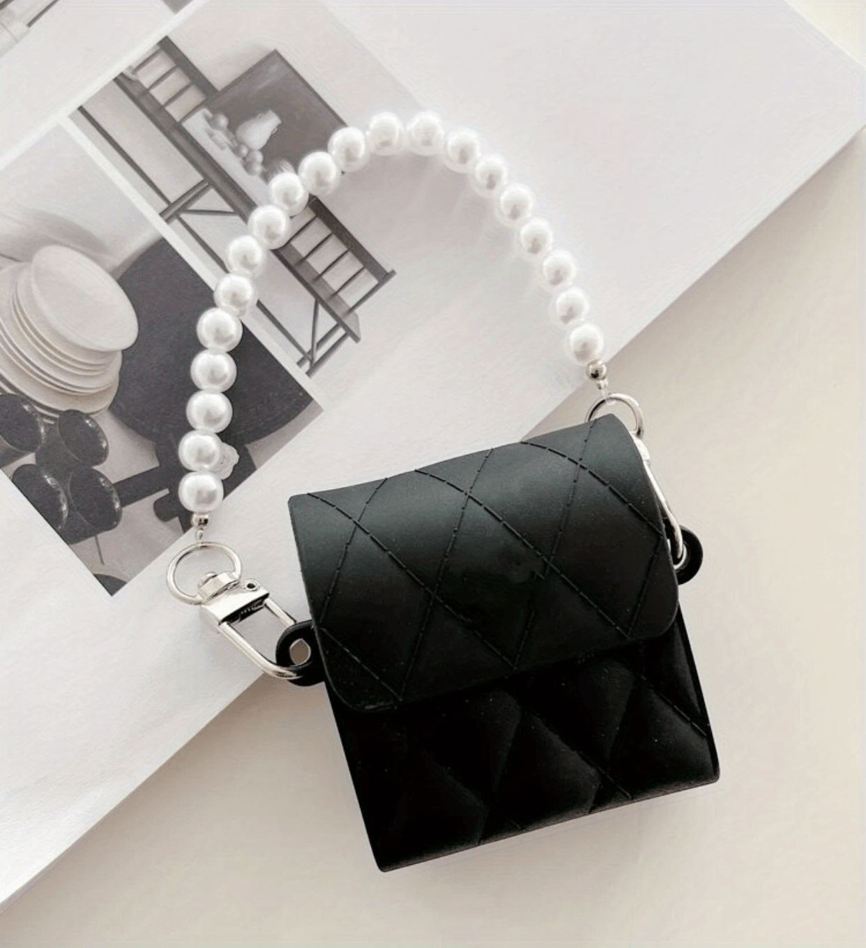 creative black bag design protective silicone case - Temu New Zealand