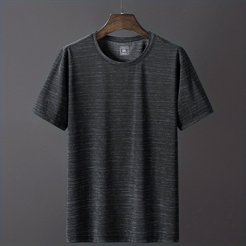 Mens Plus Size Casual Solid Color Tees For Summer Oversized - Temu ...