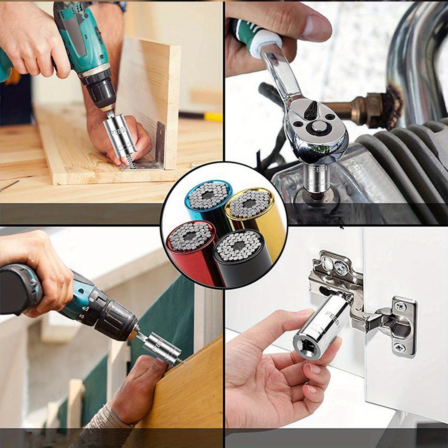 Universal Socket Wrench Set Professional Impact Sockets - Temu Canada