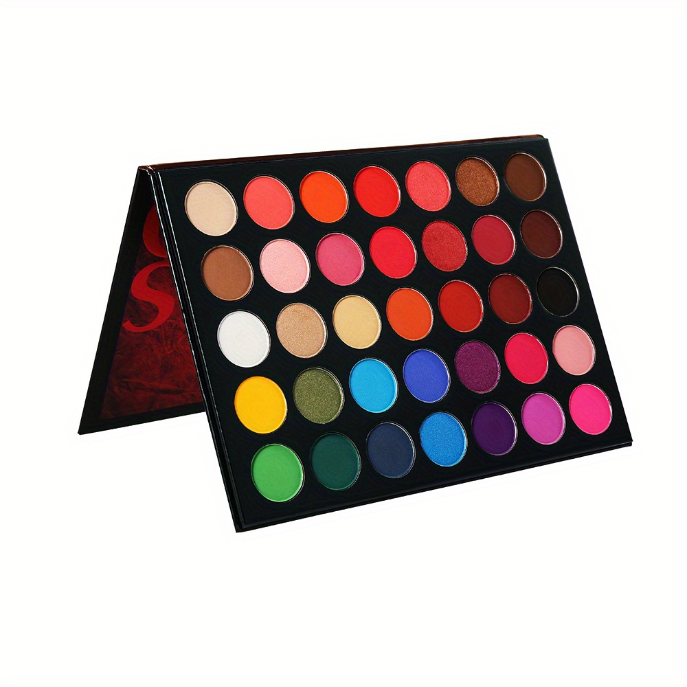 35 Colors Sunset Eyeshadow Palette Shimmer Matte Glitter - Temu