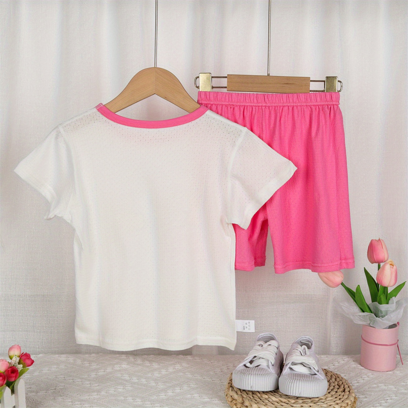 Toddler Girls Cotton Pajamas Outfit Cute Cartoon Rabbit - Temu Ireland