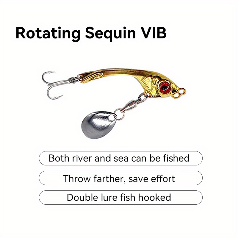 Metal Lure Tail Spinners Long Cast Bait Bass - Temu United