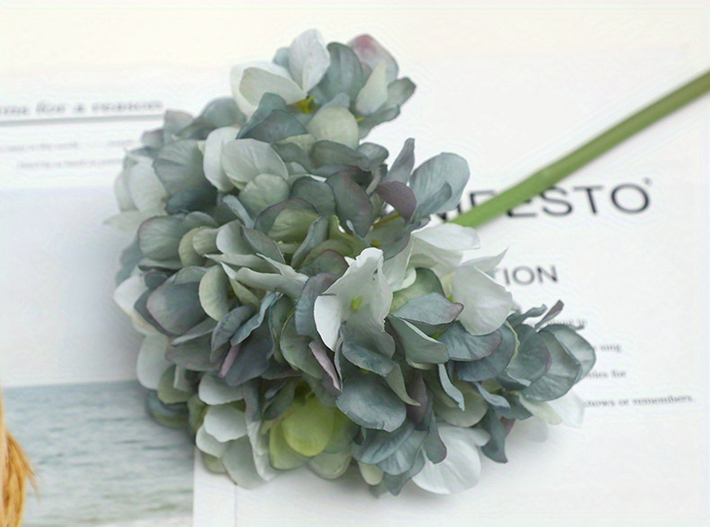 1 Бр Изкуствено Цвете Изкуствено Хортензия Печено Цвете Изкуствено