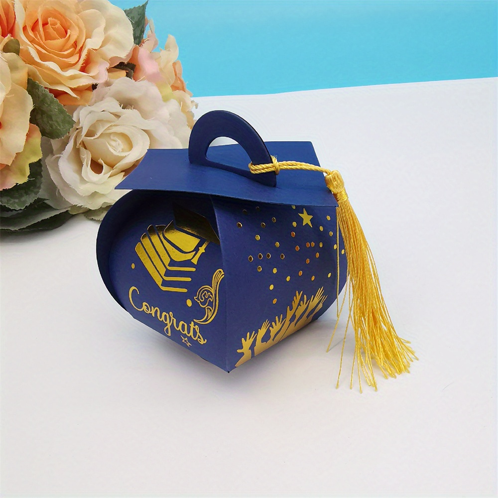 Graduation Season Bachelor Hat Candy Box Creative Tassel - Temu Canada