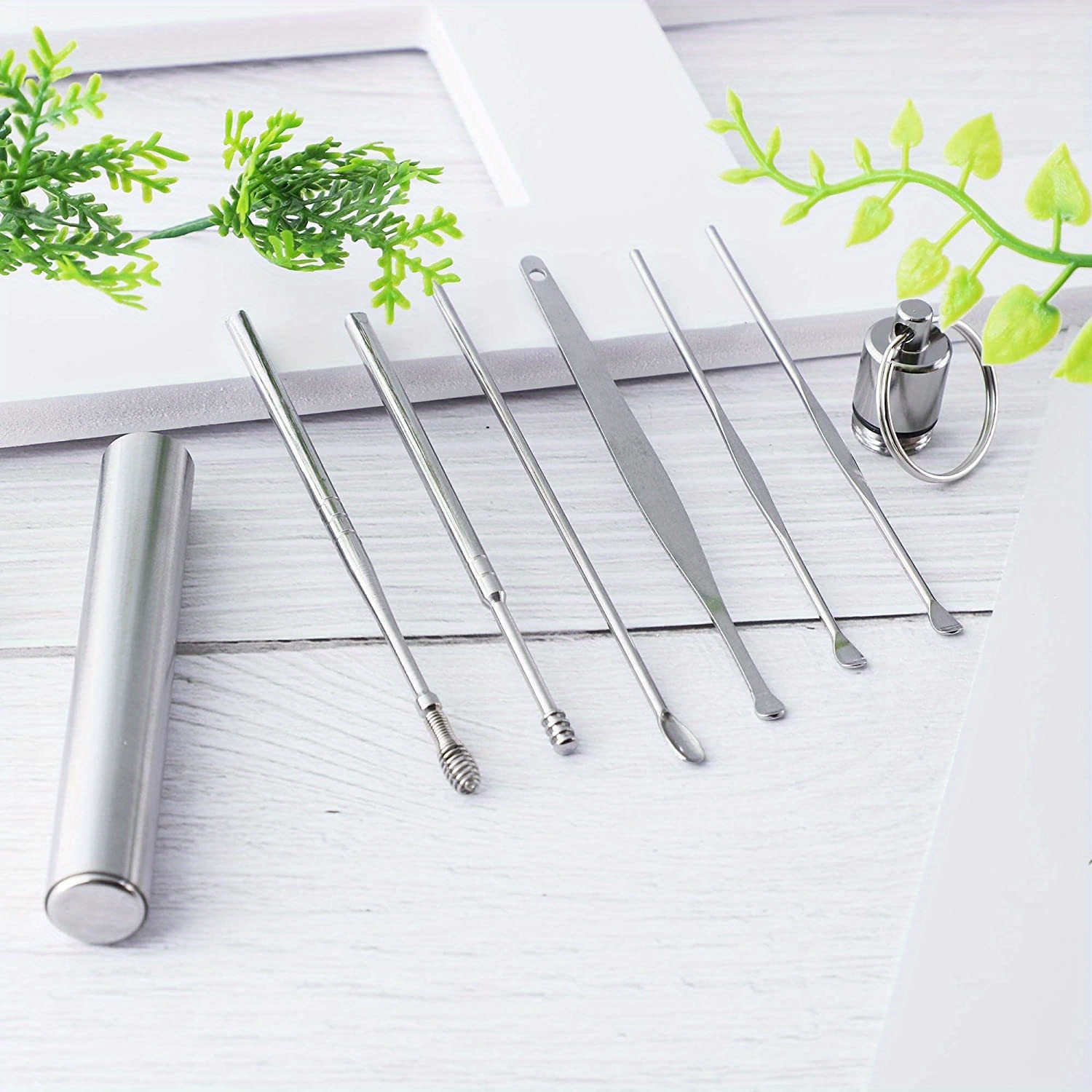Spring Earwax Cleaner Tool Set Spiral Design Stainless Steel - Temu ...