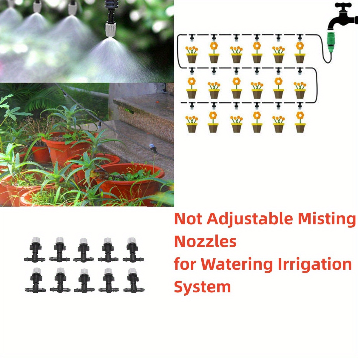 Automatic Misting Nozzle Irrigation Dripper Micro Sprayer - Temu Canada