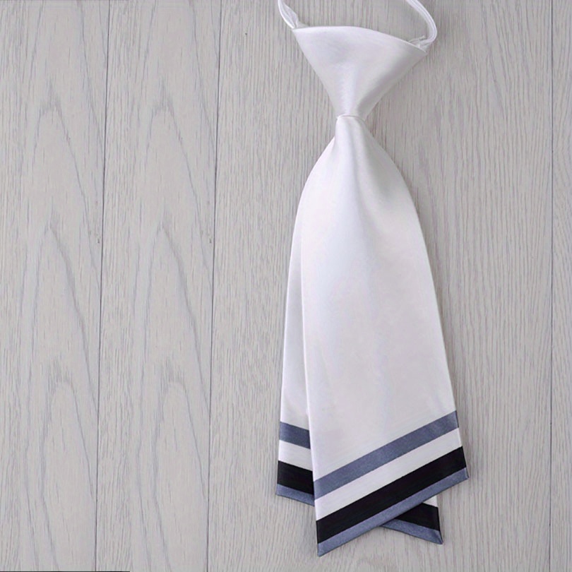 solid color necktie classic pre tied neck tie college style - Temu ...