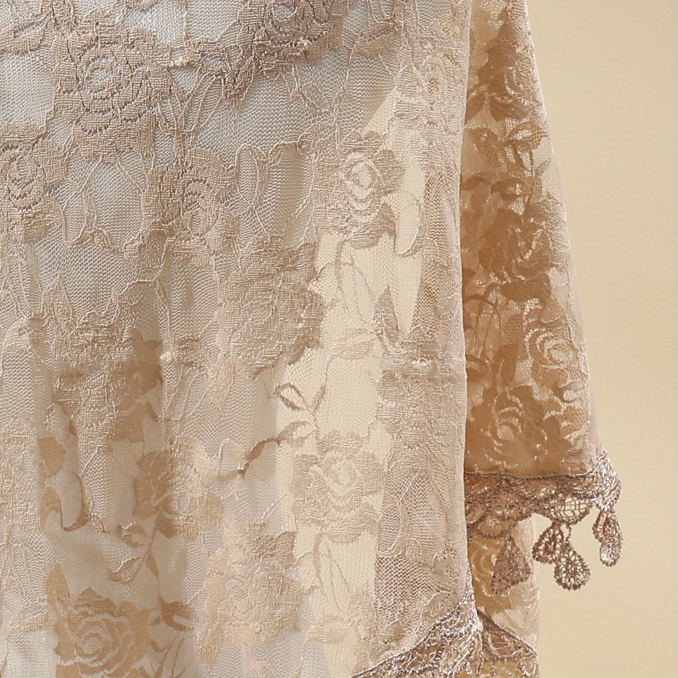 Lace Triangle Shawl Large Hollow Floral Scarf Elegant Wraps - Temu Norway