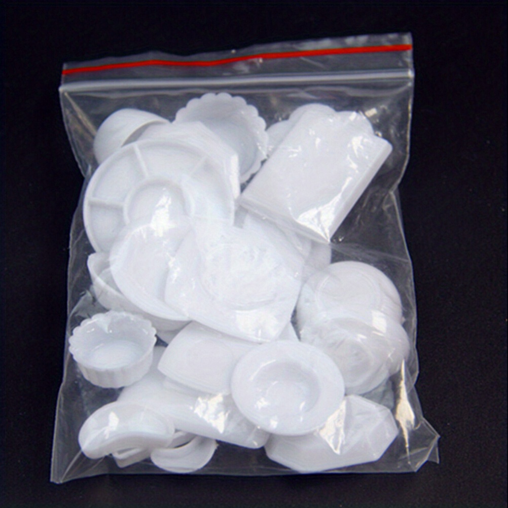 33pcs Set Accessories Diy Plastic Plates - Arts, Crafts & Sewing - Temu ...