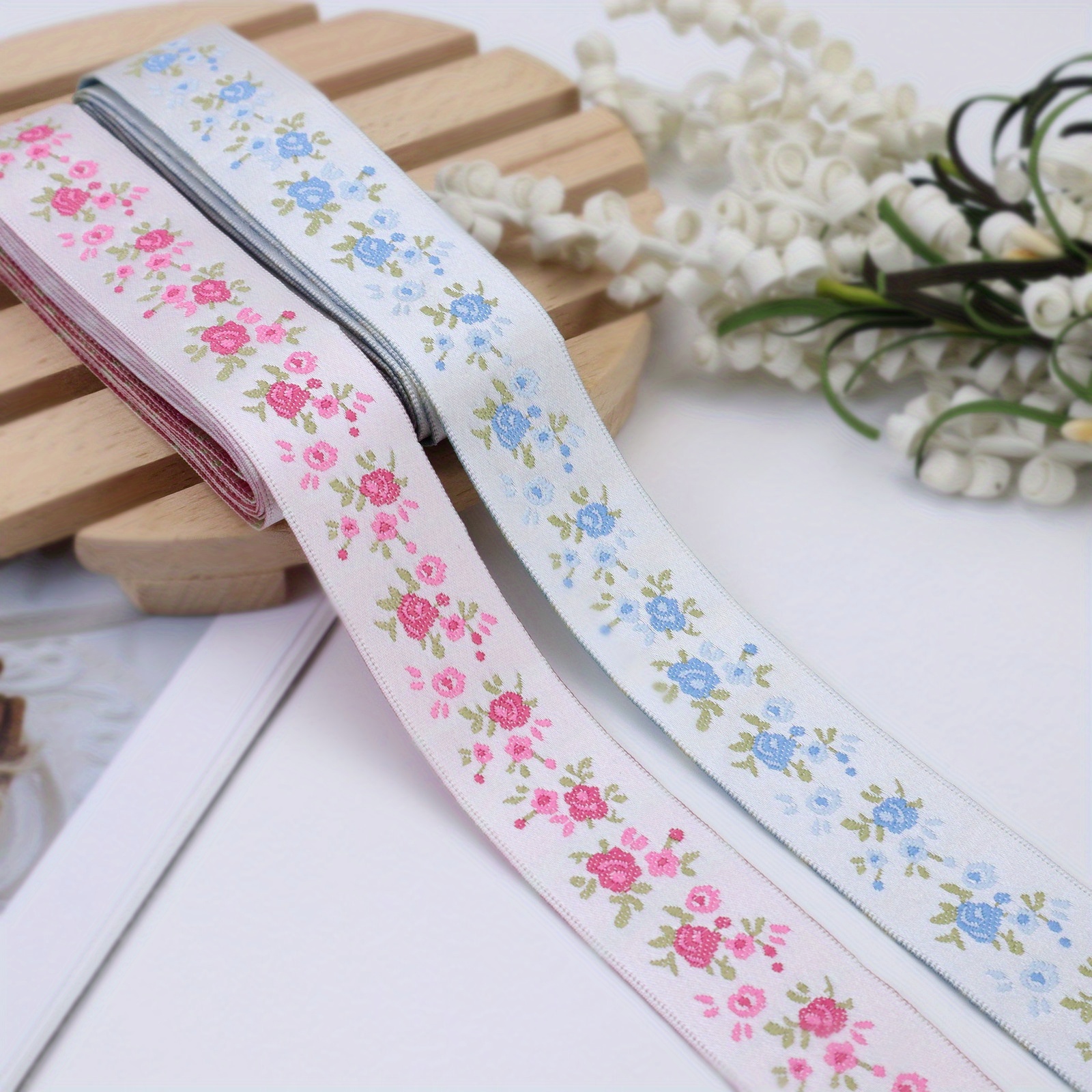 2 ヤード ジャカード リボン刺繍ジャカード トリム縫製 手作りバッグ 衣類装飾用 Temu Japan