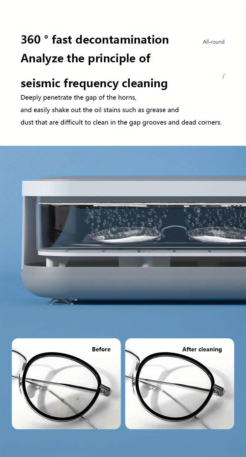 Eyeglass Cleaning Machine, Multifunctional Cleaning Machine, Household ...