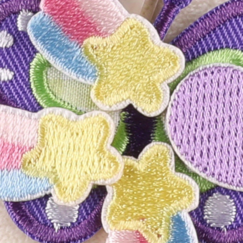 Creative Cartoon Butterfly Embroidery Diy Patch Badge - Temu United
