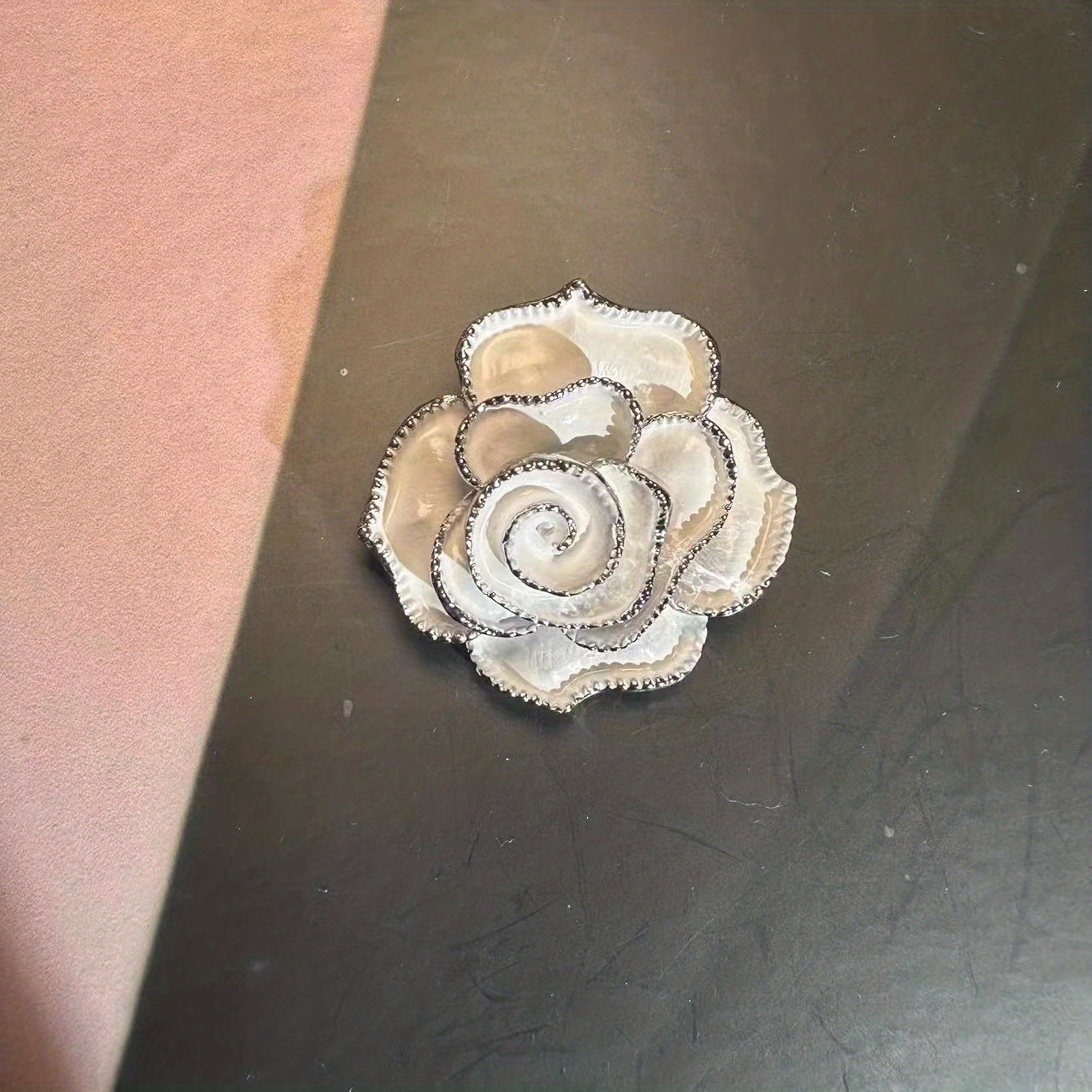 Flower Camellia Elegant Brooches Pins Corsage Scarf Clips Safety Pin ...