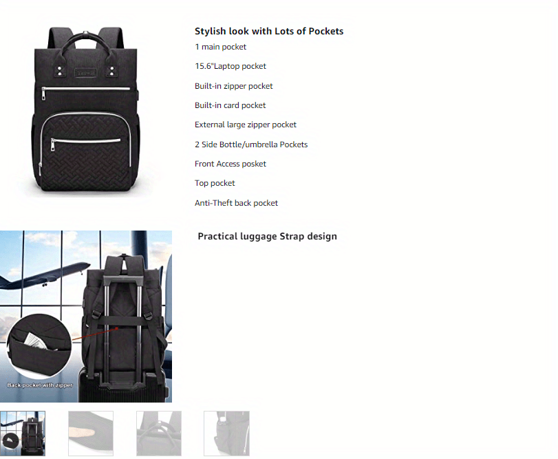 Fashion Laptop Backpack Women Men Teacher Nurse Bag Usb - Temu Netherlands