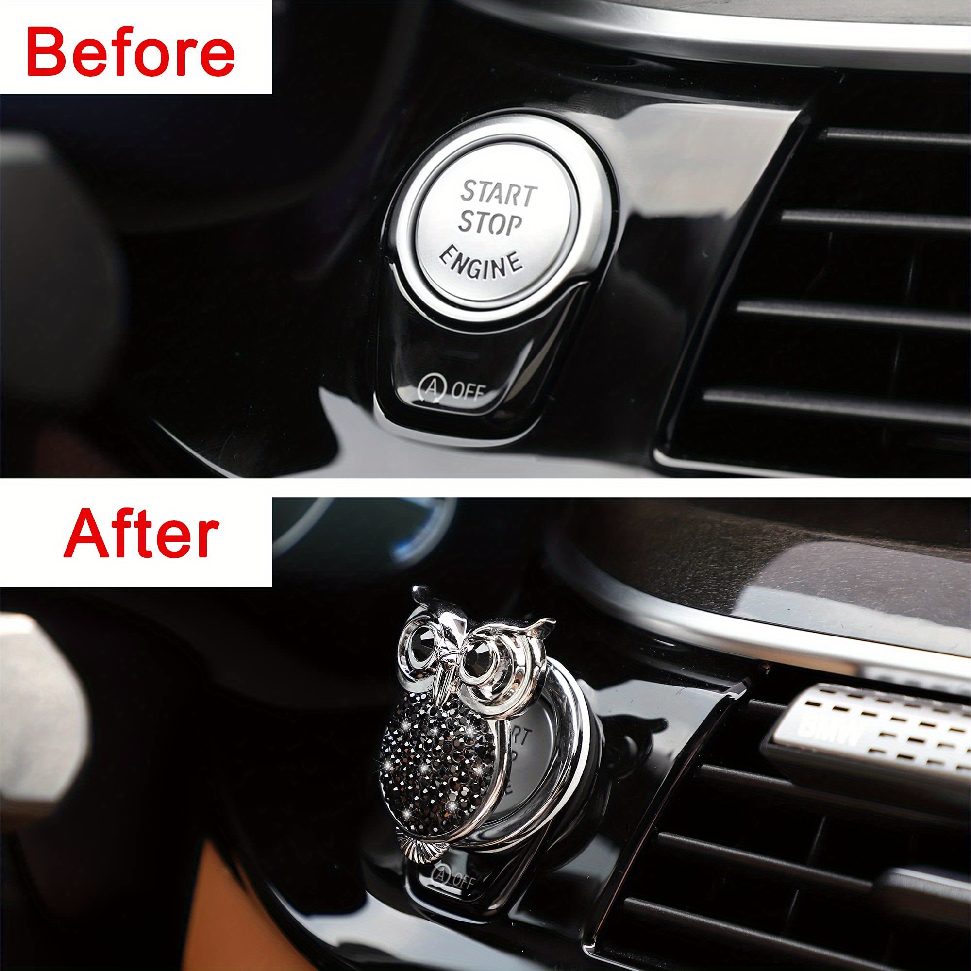 car engines start stop accessories for car interior decoration black ...
