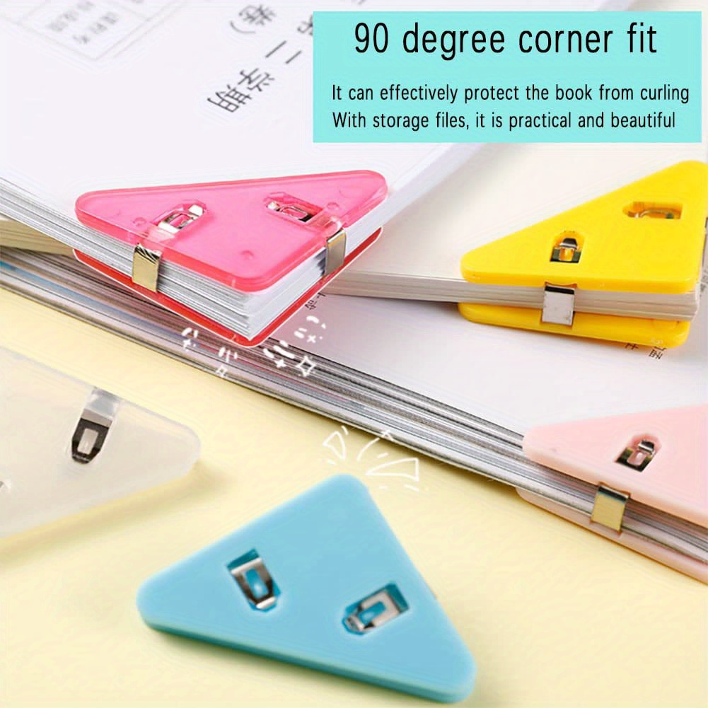 Corner Paper Clip Prevent Books Curling Book Page - Temu Australia