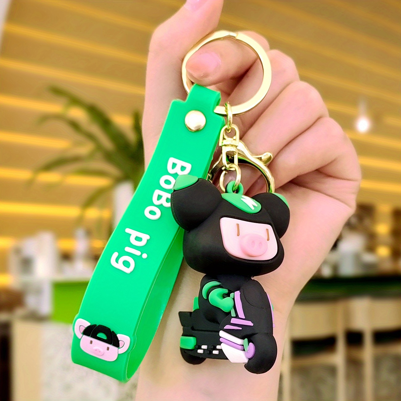 Cute Creative Cool Cartoon Doll Keychain Car Pendant - Temu New Zealand