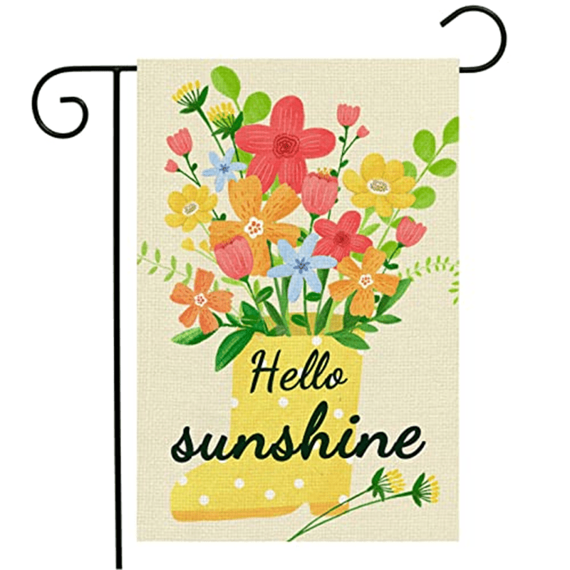 Welcome Spring Summer Garden Farmhouse Watercolor Floral - Temu Australia