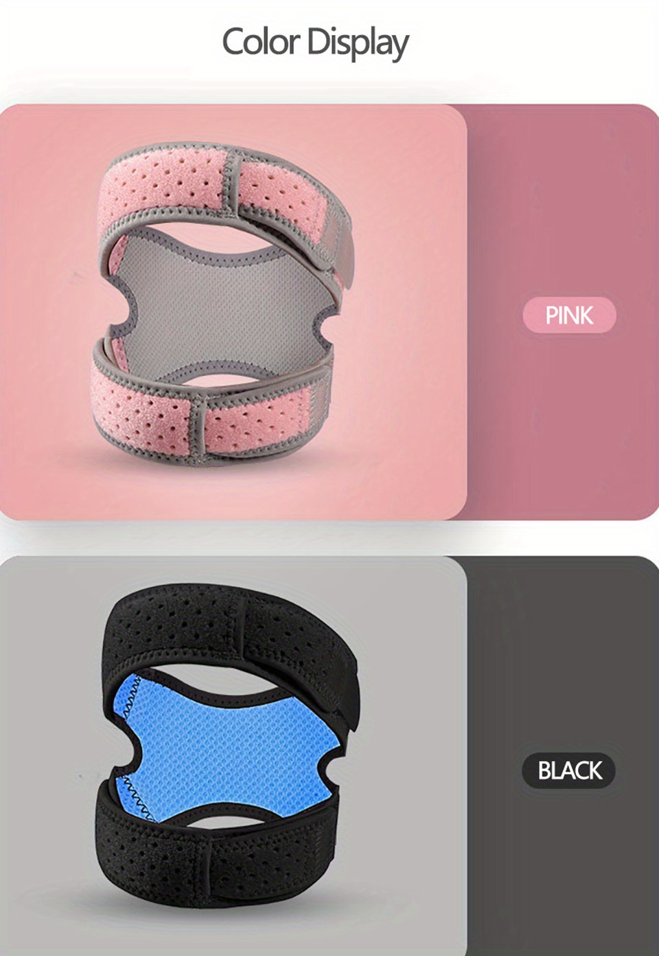 Adjustable Compression Knee Brace For Injury Recovery - Patellar Strap ...