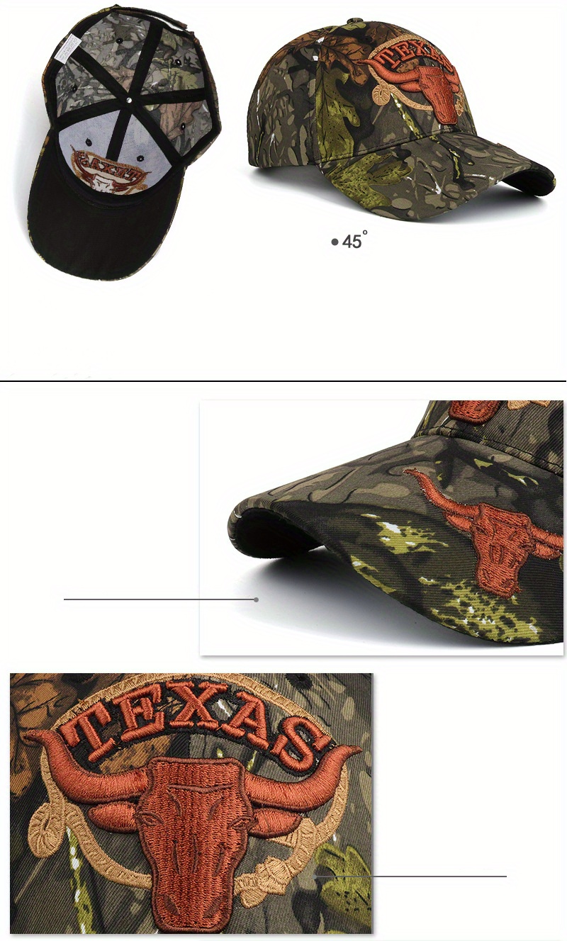 spring and summer new camouflage embroidery outdoor sunshade duck ...