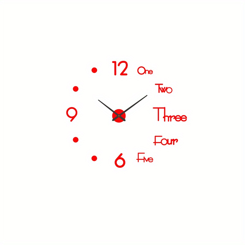 1pc Luminous Wall Clock Stickers Stereoscopic Mixed Numeral Glow In The 1pc Luminous Wall Clock Stickers Stereoscopic Mixed Numeral Glow In The