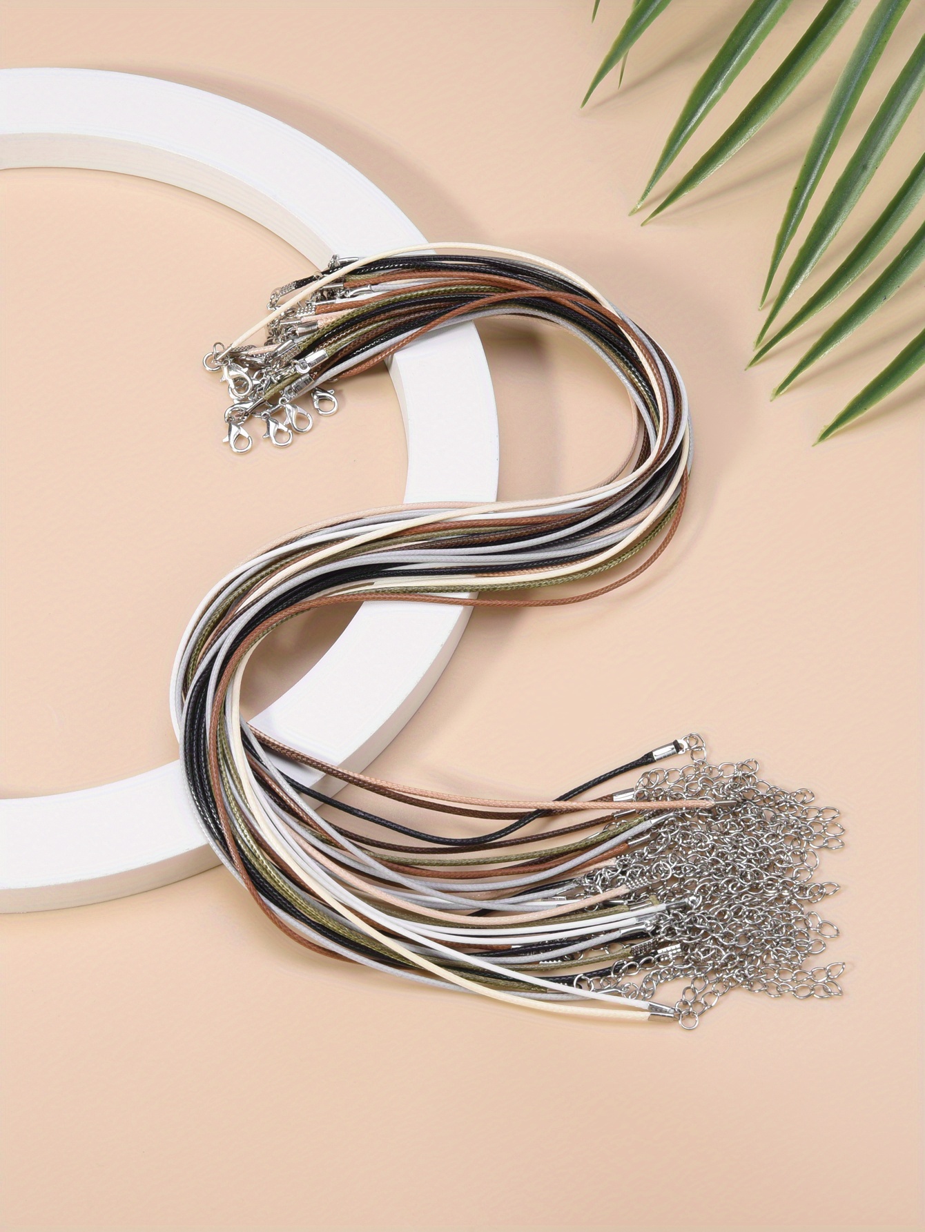 5pcs Bag Length 53cm 20 87inch Width 1 5mm Colorful Wax Rope - Temu New ...