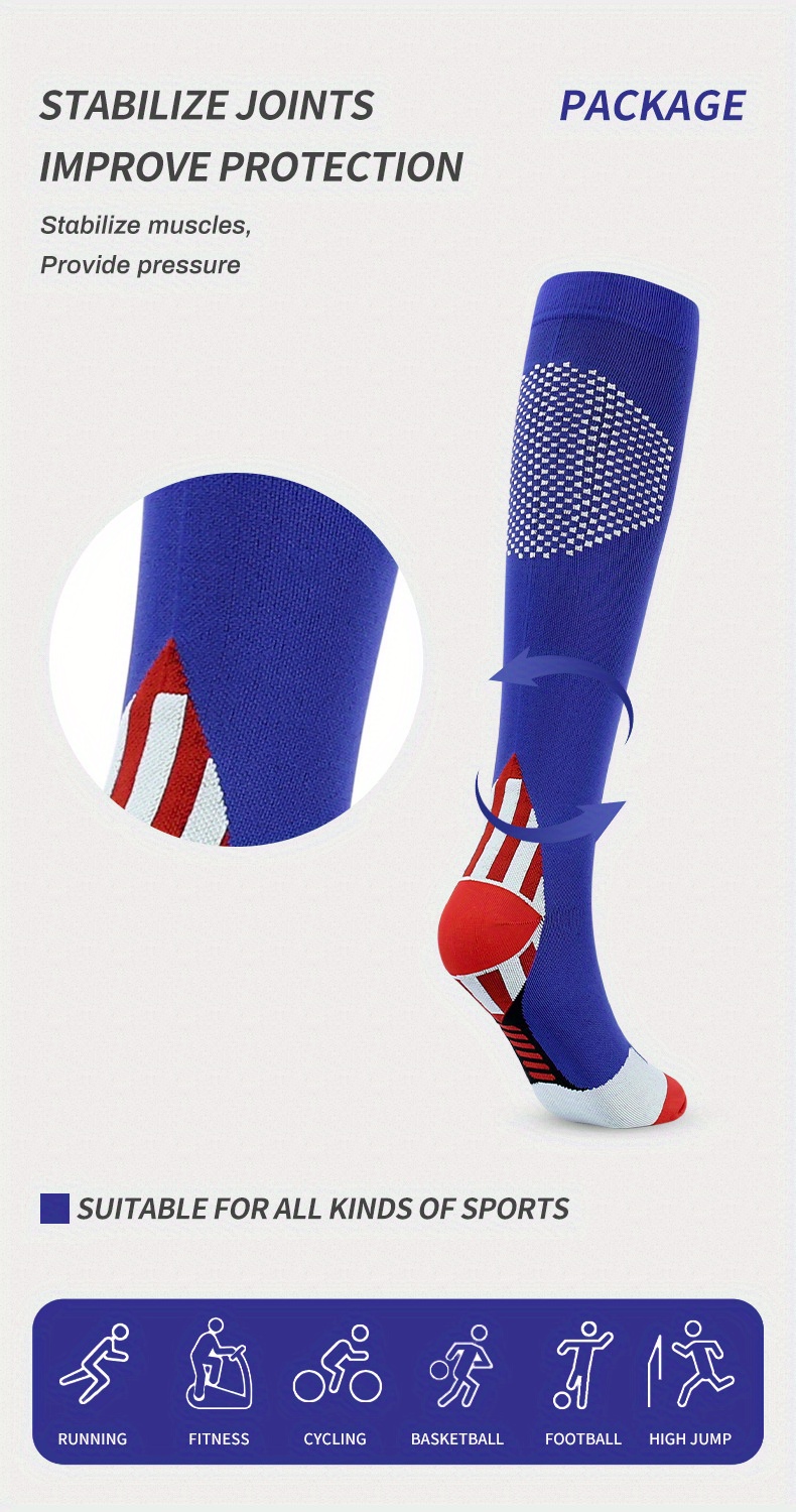 Honeycomb Compression Calf Socks Breathable Sweat Wicking - Temu Australia