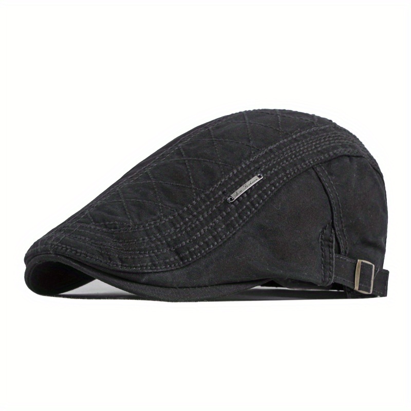 Spring And Summer Pure Cotton Beret Mens Retro Literary Leisure Duck ...