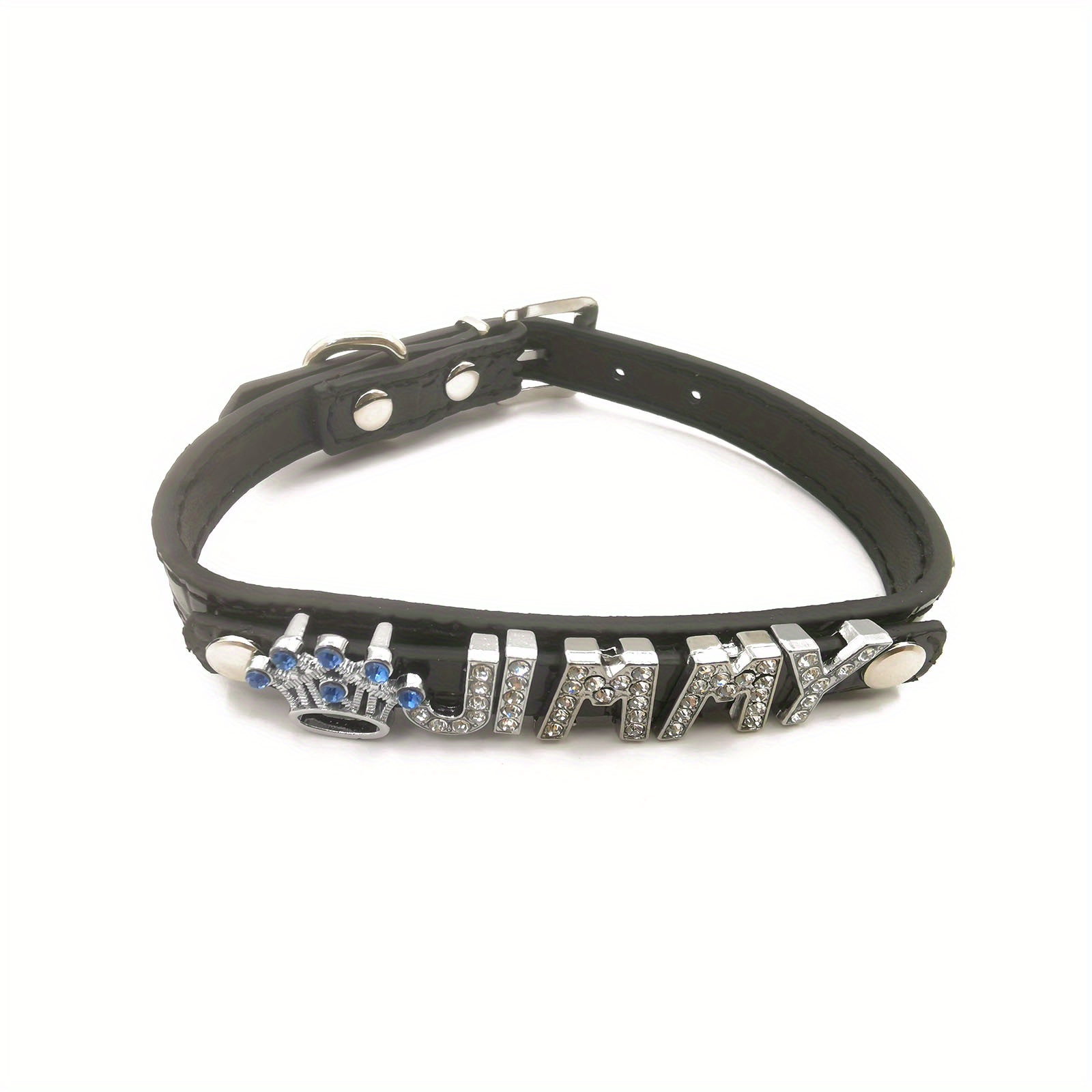 customized black crocodile pattern dog collar white - Temu Australia