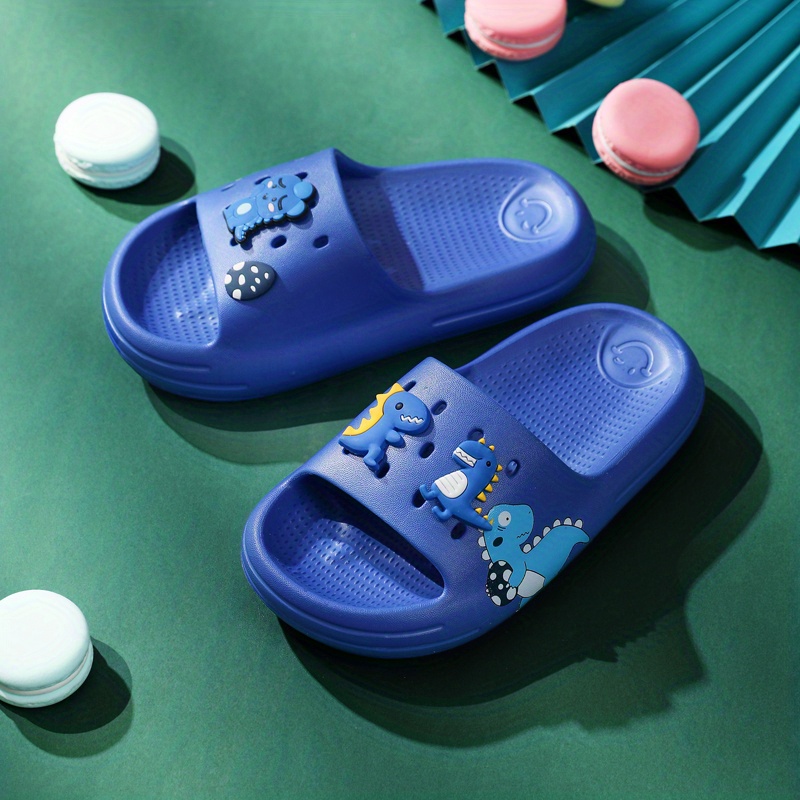 Boys Girls Dinosaurs Assorted Colors Slides Non slip Novelty - Temu ...