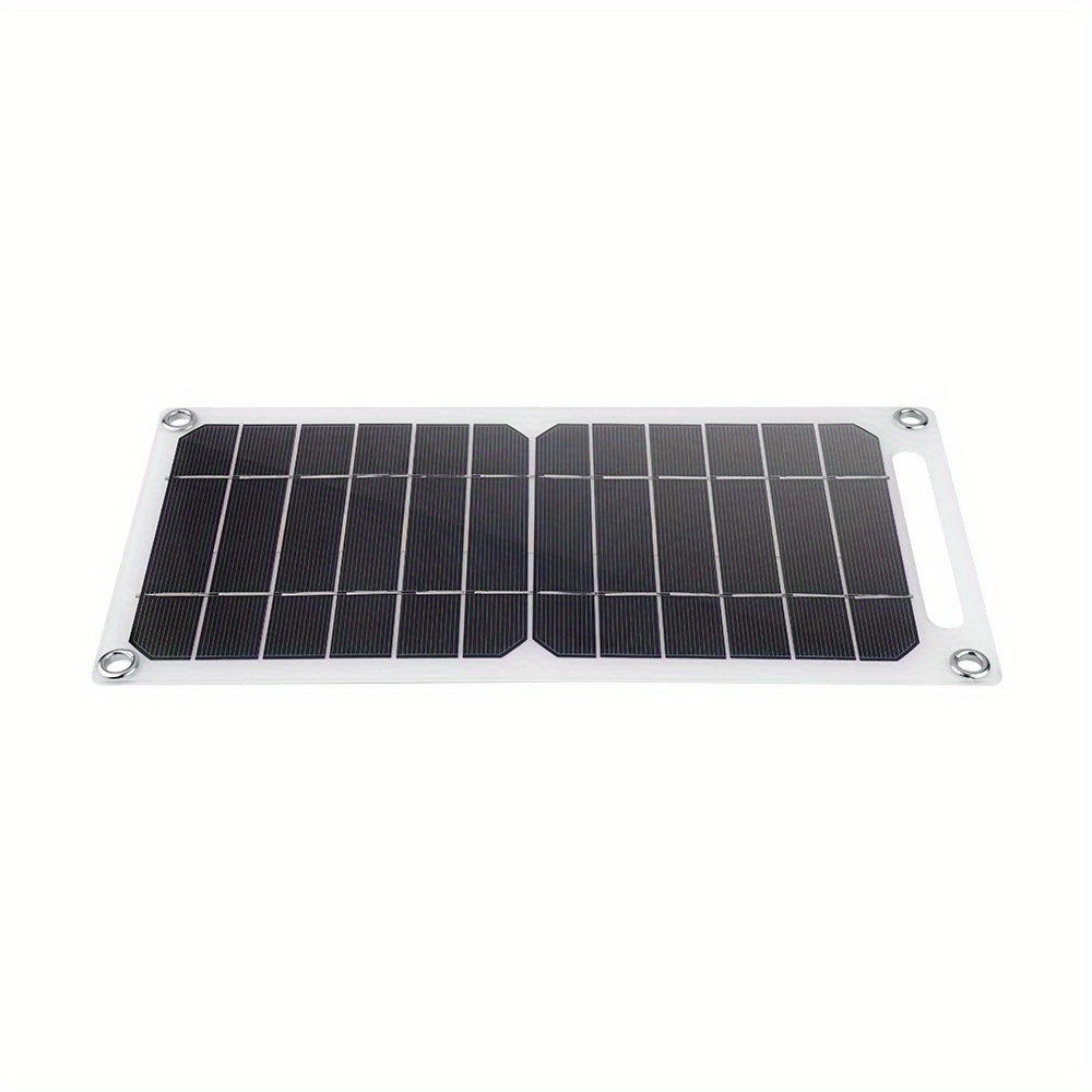 1pc 6w Outdoor Monocrystalline Silicon Solar Charging Panel Flexible ...
