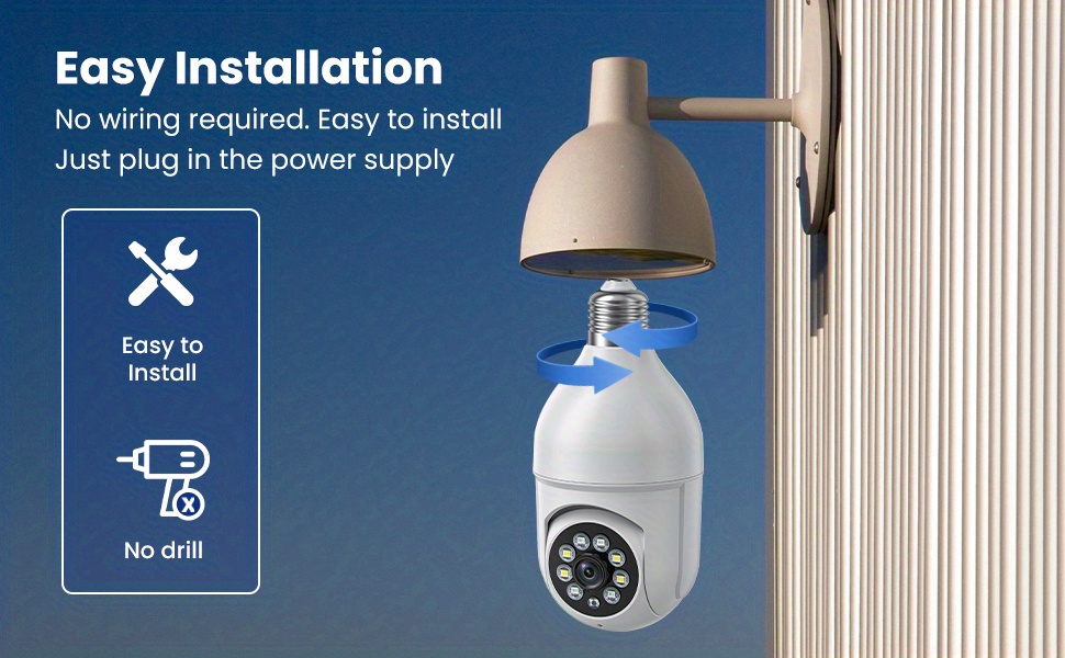 Secure Home A 355° Panoramic Hd Wifi Security Camera Motion - Temu