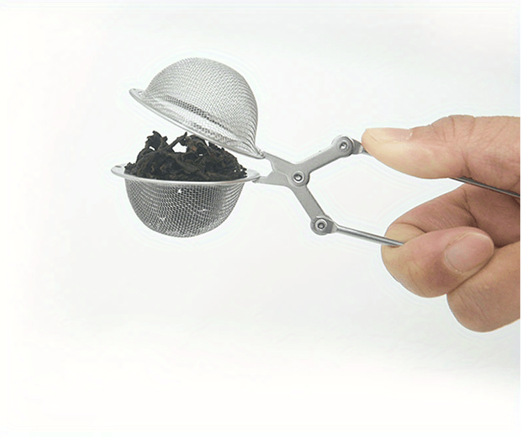 Premium Stainless Steel Snap Ball Tea Strainer Handle Fine - Temu ...