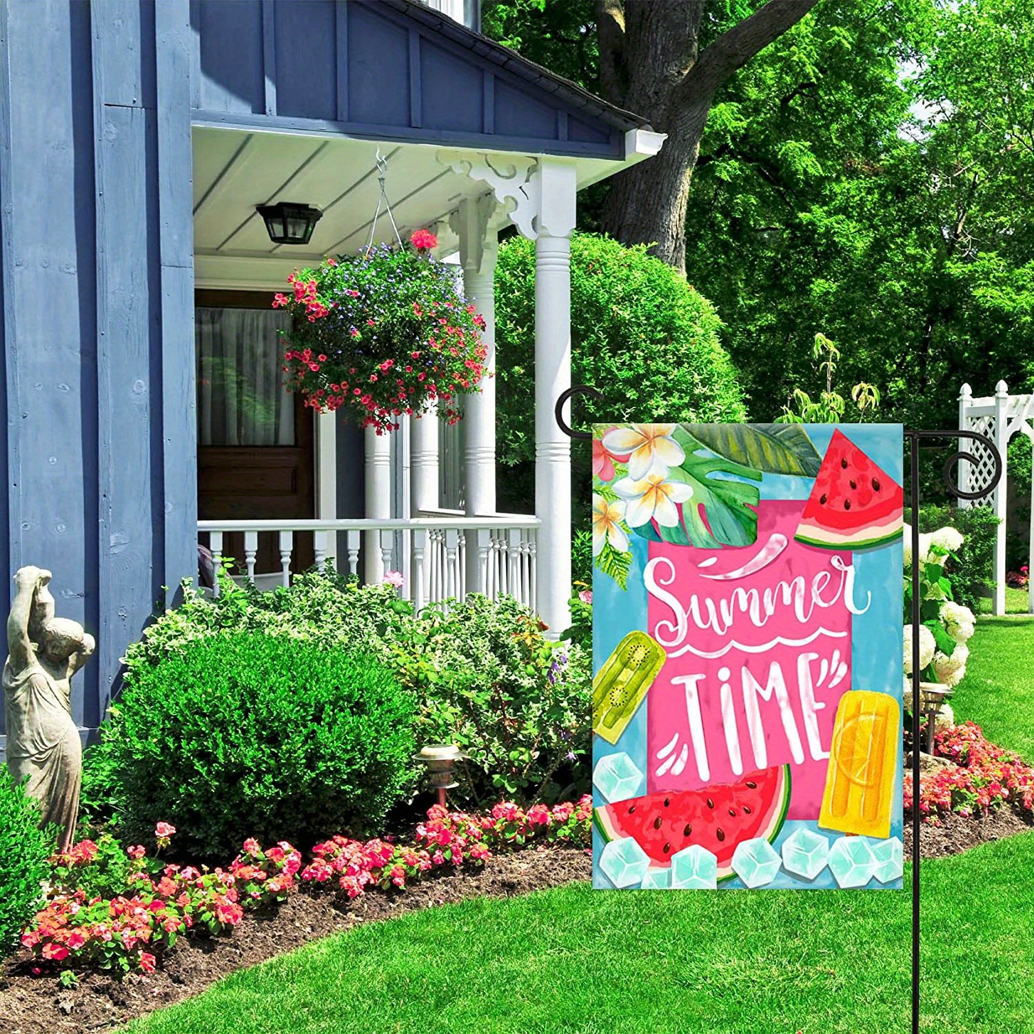Garden Flag Summer Time Popsicles Ice Watermelon - Temu Canada