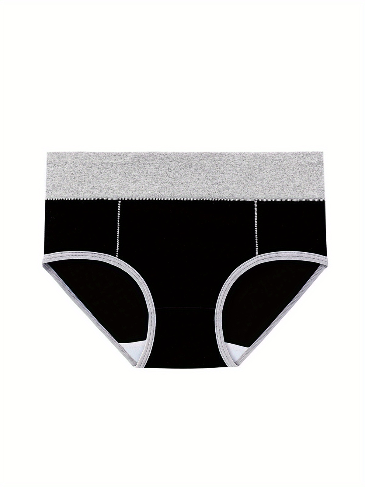 3 Piezas Calzoncillos Elásticos Colorblock Cómodas Bragas - Temu Mexico