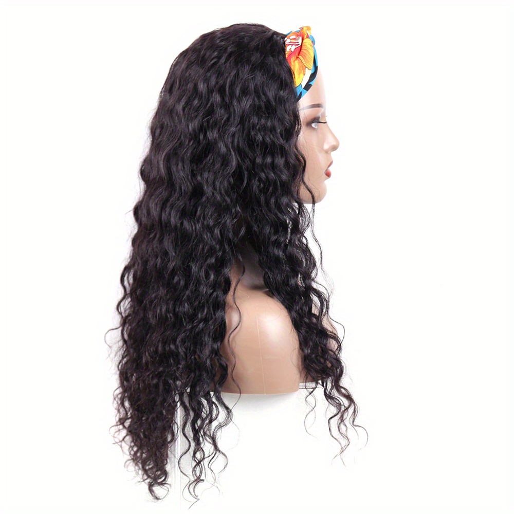 Headband Wigs Human Hair Wigs Grip Headband - Temu Philippines