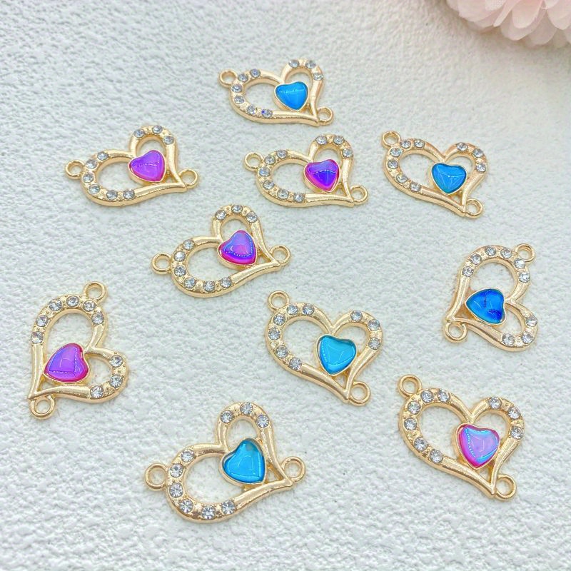 creative trendy cute heart diy pendant set - Temu Australia