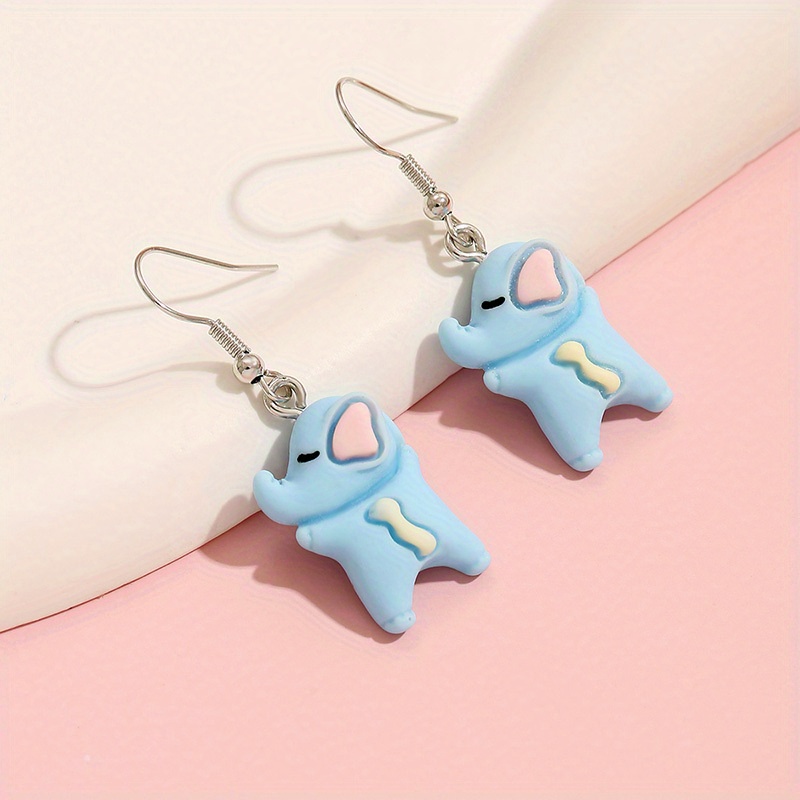 3d Cute Animal Frog Rabbit Elephant Dog Dangle - Temu