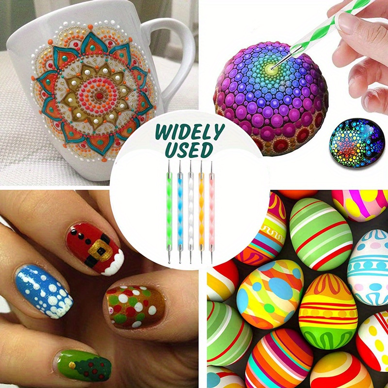 13pcs Set Mandala Template Painting Tools Rock Clay Pottery Painting ...