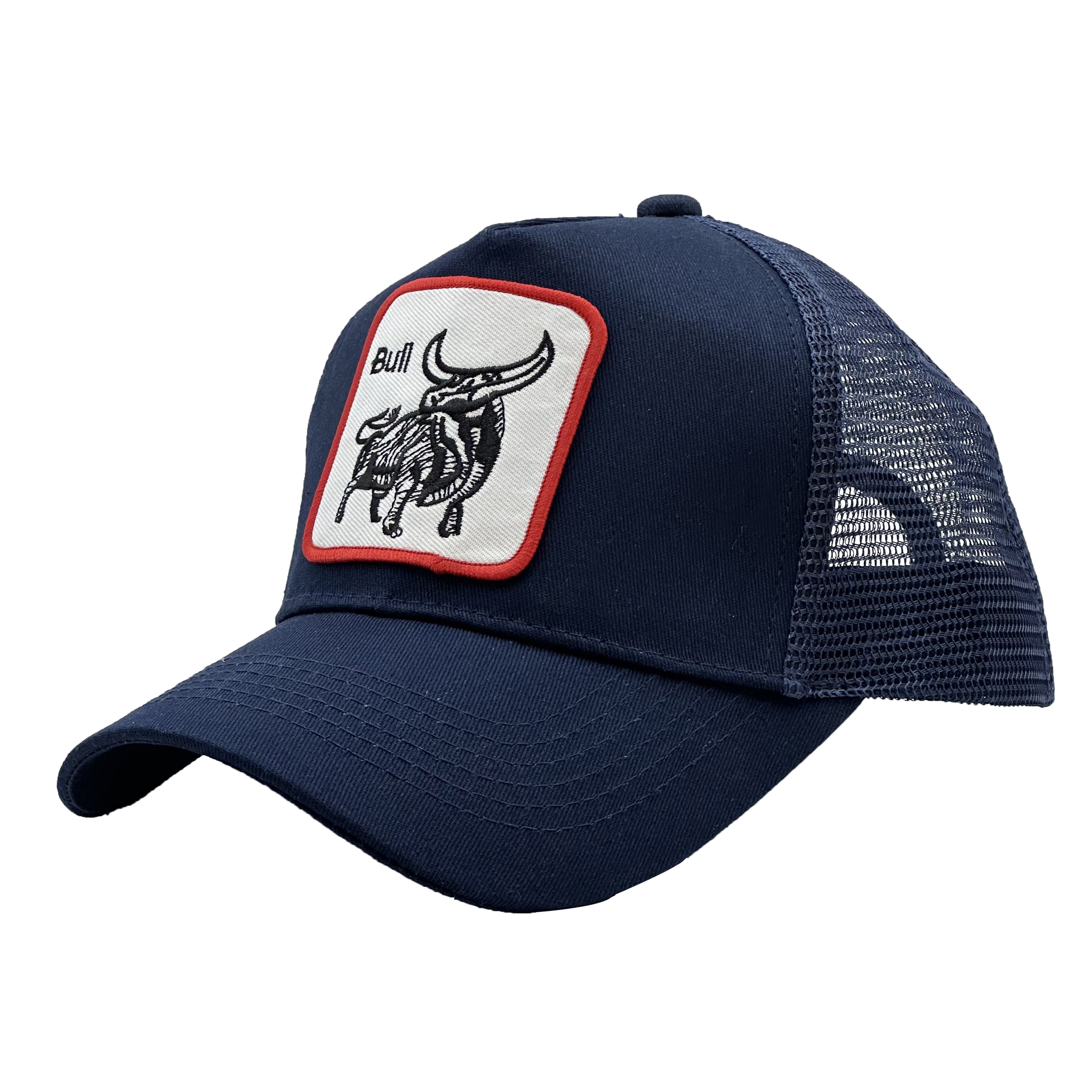 Mesh Breathable Sunscreen Baseball Cap Hip Hops Bull Embroidered ...