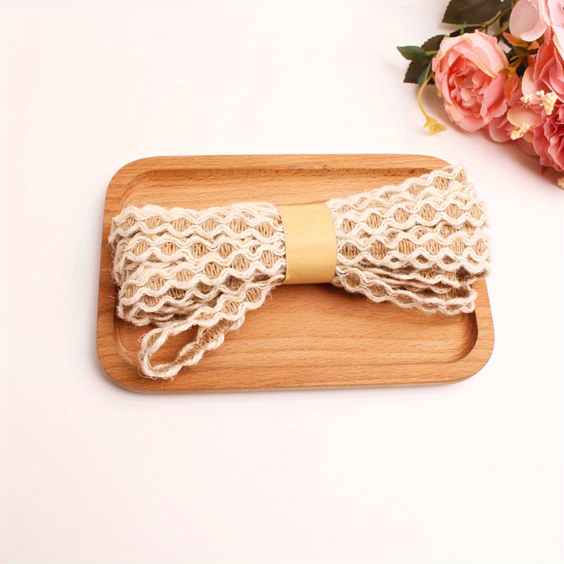 Diy Retro Hemp Rope Lace Double Color Hollow Hemp Rope - Temu United ...