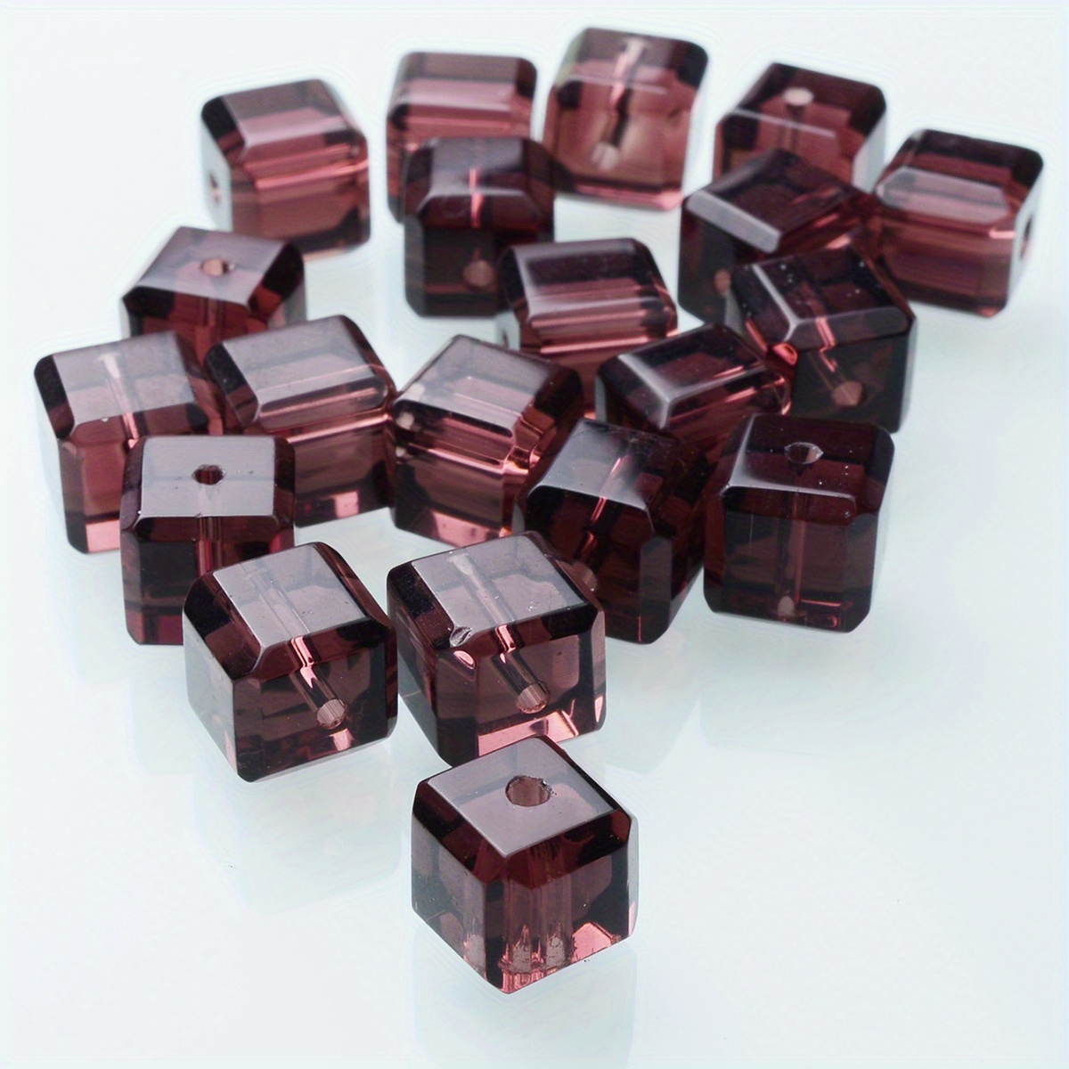 Square Sugar Glass Beads Multicolor Optional Diy Accessories - Temu ...